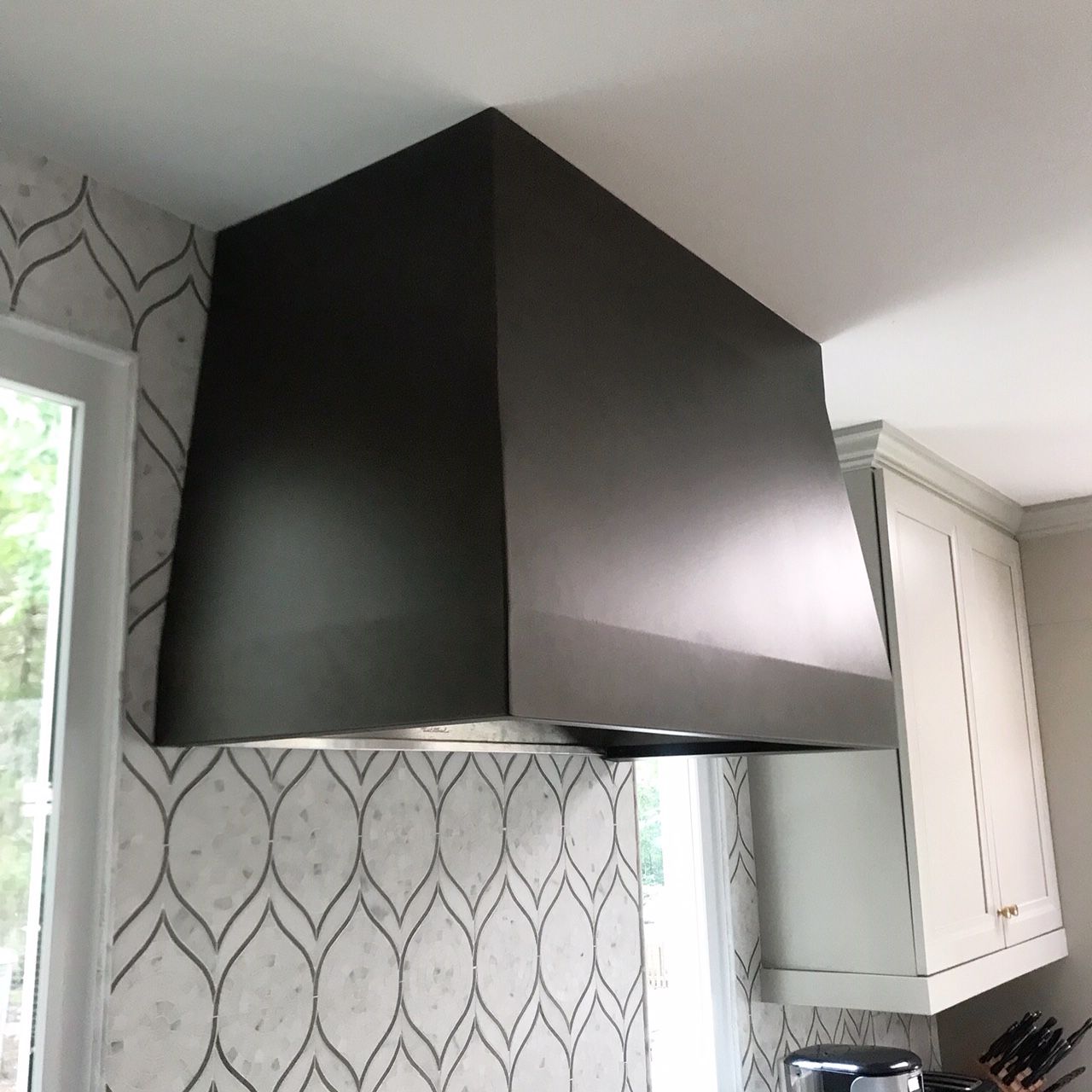 Zinc Brass Kitchen Hood